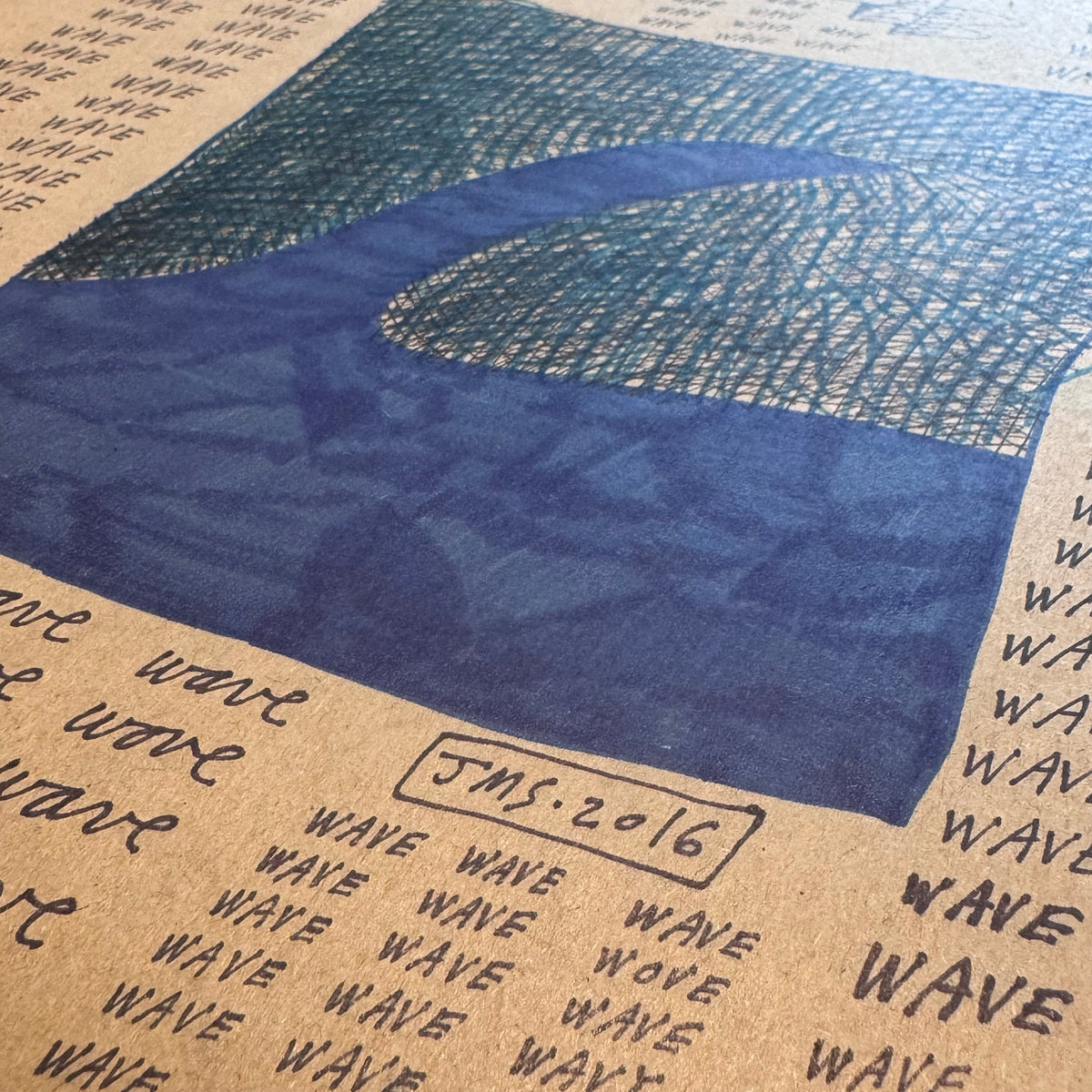 Cardboard Wave – Jon Sarkin :: Fish City Studios