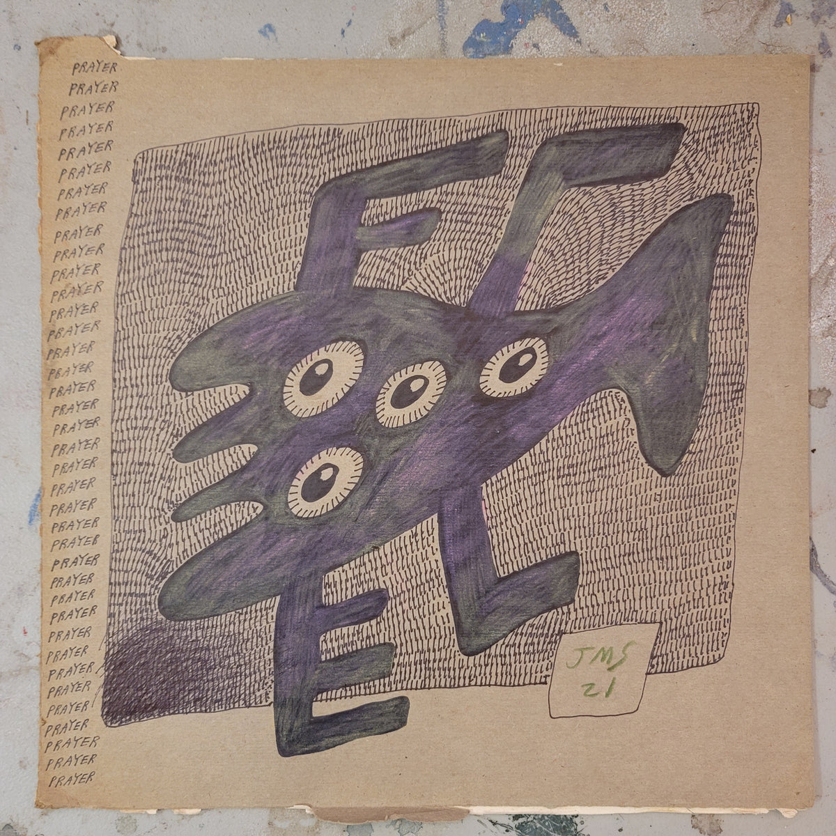 Purple Sailfish – Jon Sarkin :: Fish City Gallery